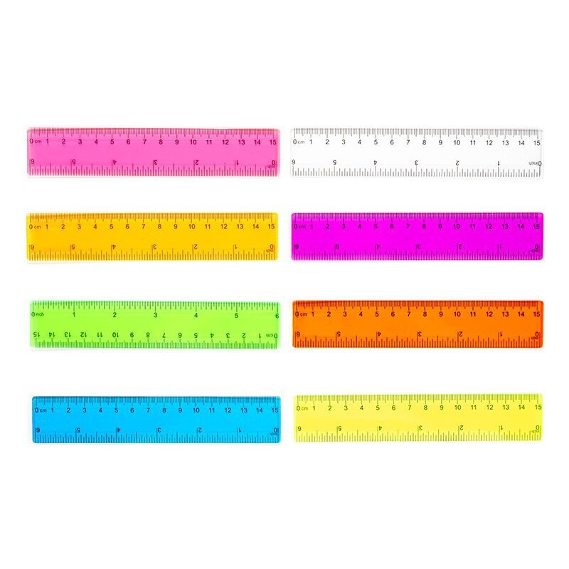 School rulers,plastic ruler,transparent ruler,ruler set,school supplies