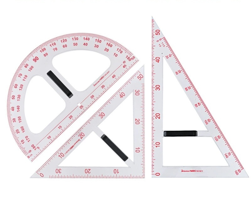 School rulers,plastic ruler,transparent ruler,ruler set,school supplies