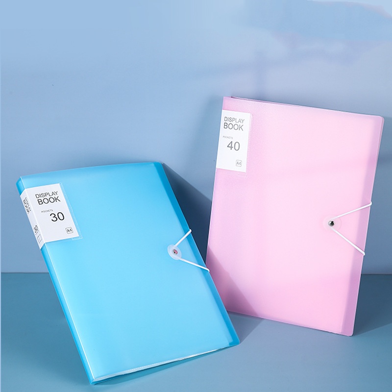 Presentation Book, Portfolio Folder with Clear Sheet Protectors,display ...