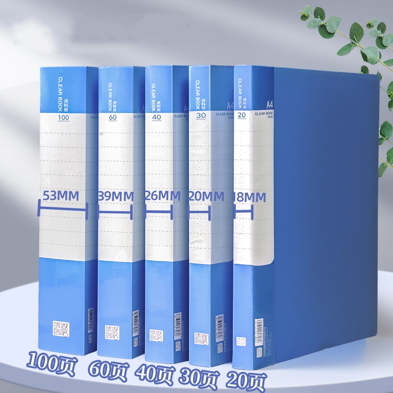 Presentation Book, Portfolio Folder with Clear Sheet Protectors,display ...