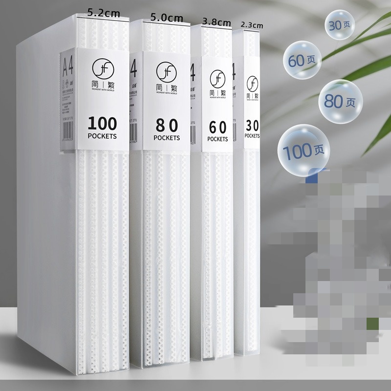 Presentation Book, Portfolio Folder with Clear Sheet Protectors,display ...