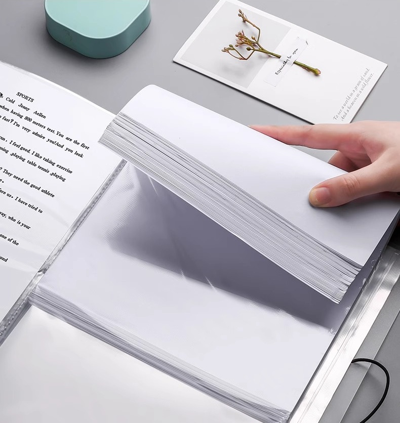 Presentation Book, Portfolio Folder with Clear Sheet Protectors,display ...