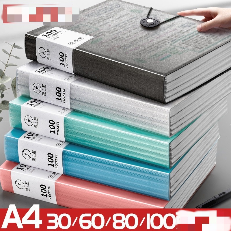 Presentation Book, Portfolio Folder with Clear Sheet Protectors,display ...