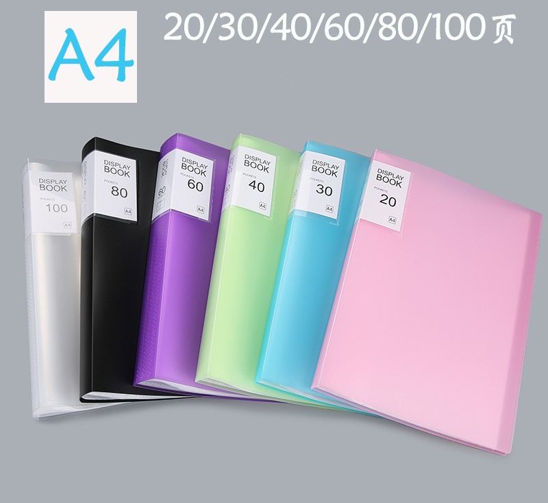 Presentation Book, Portfolio Folder with Clear Sheet Protectors,display ...