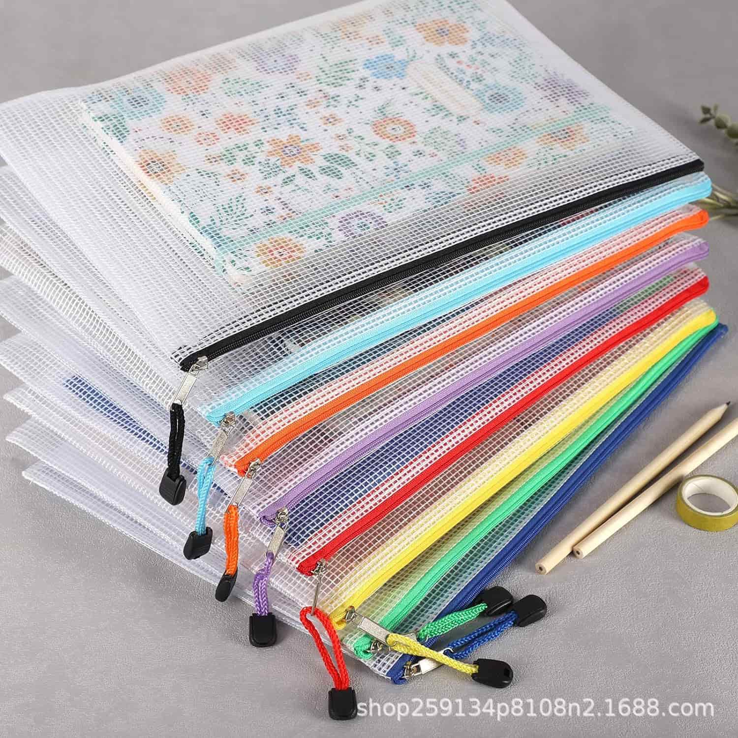 A4 A5 B6 Plastic file folder,document folder ,file bag,zipper file bag ...
