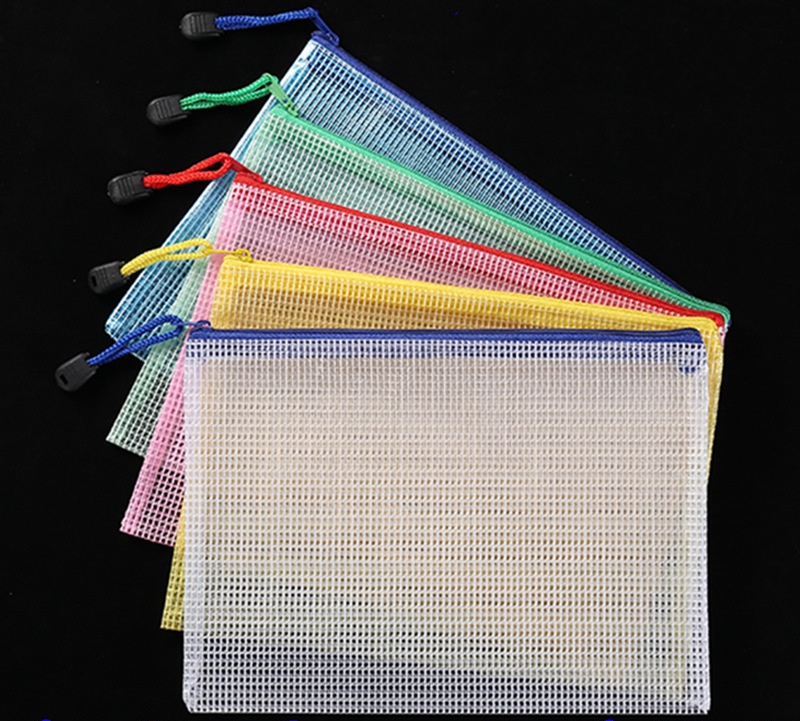 A4 A5 B6 Plastic file folder,document folder ,file bag,zipper file bag ...