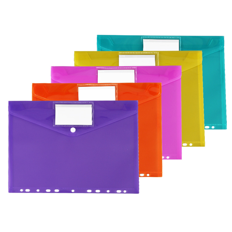 A4 A5 B6 Plastic file folder,document folder ,file bag,zipper file bag ...