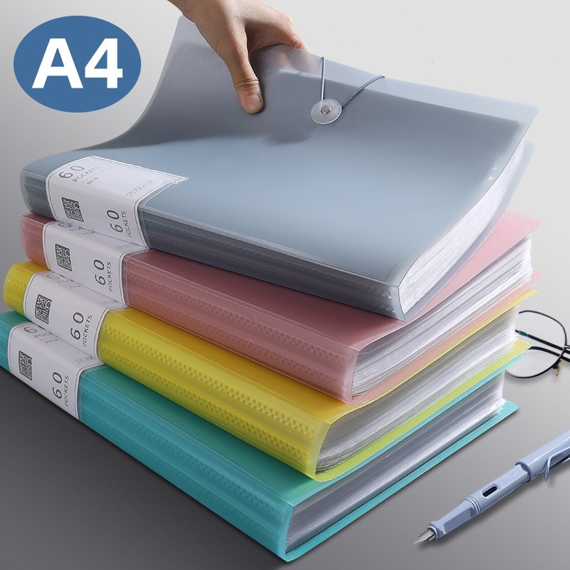 Presentation Book, Portfolio Folder with Clear Sheet Protectors,display ...