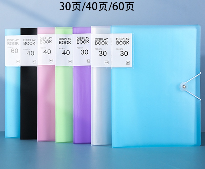 Presentation Book, Portfolio Folder with Clear Sheet Protectors,display ...