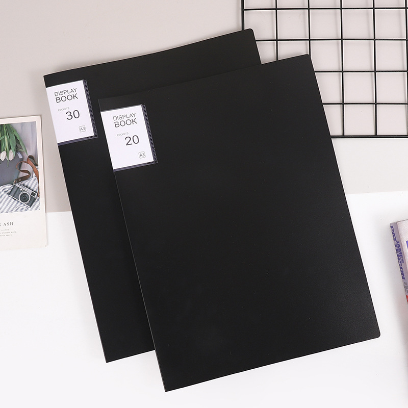 Presentation Book, Portfolio Folder with Clear Sheet Protectors,display ...