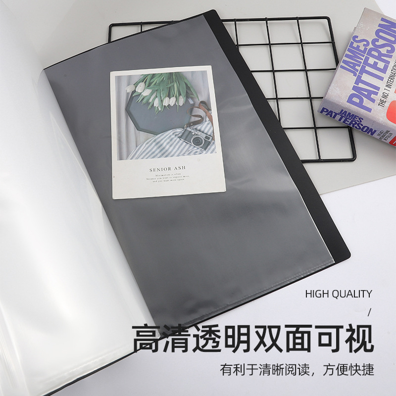 Presentation Book, Portfolio Folder with Clear Sheet Protectors,display ...